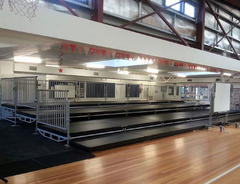 Indoor Staging – Swift Scaffolding